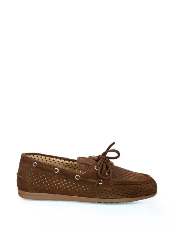 POSA Perforated Lace-up Loafers