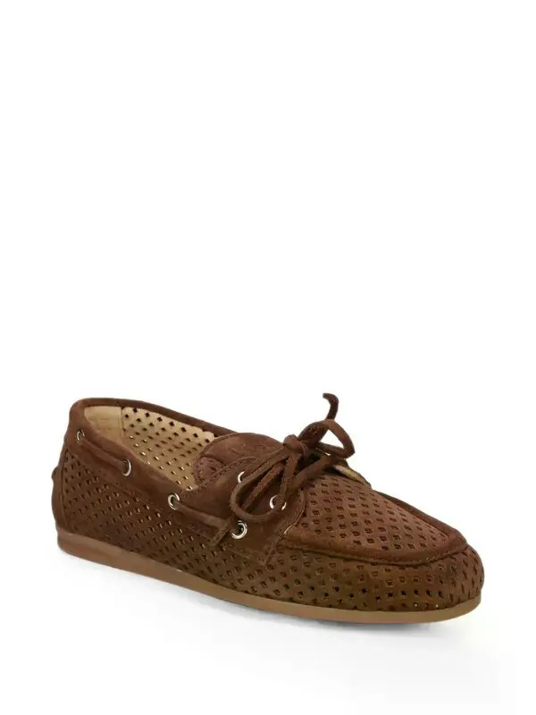 POSA Perforated Lace-up Loafers