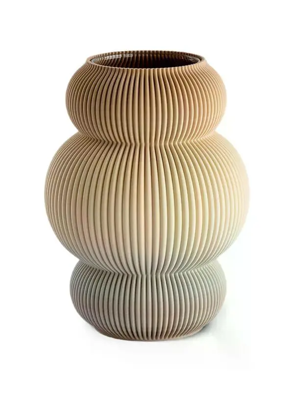 SHEYN Koyl 16 Sculptural 3d-printed Vase - Neutrals