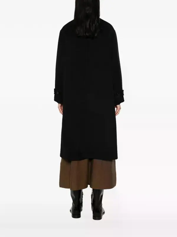 NICHOLSON & NICHOLSON Button-up High-neck Coat