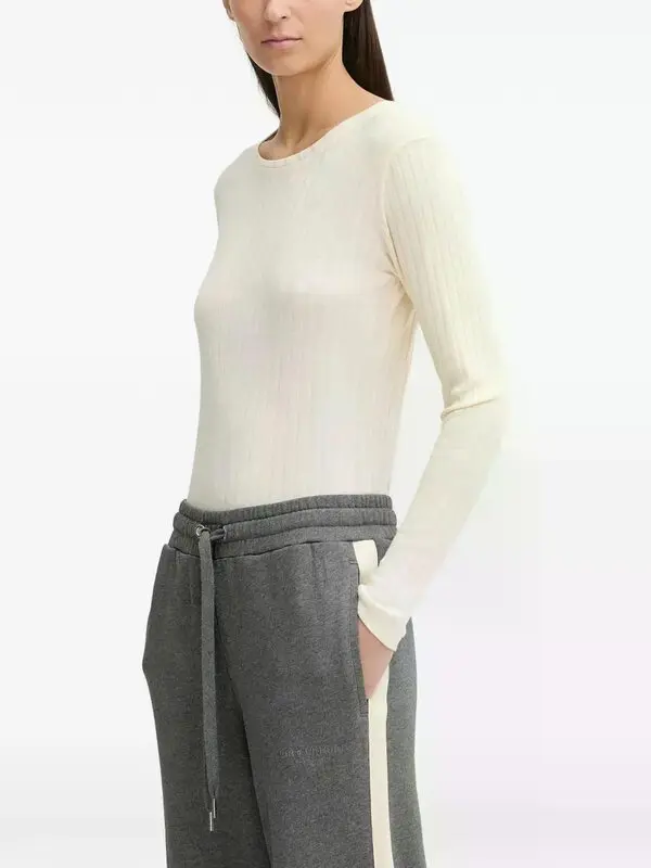 Marc O'polo Ribbed Top - Neutrals
