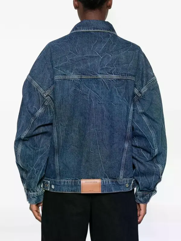 Alexander Wang Hotfix-logo Denim Jacket