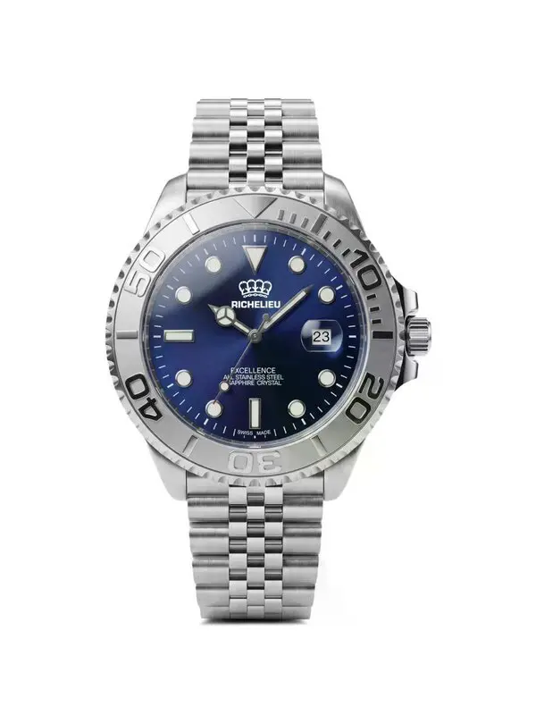 RICHELIEU SWISS Logo-detail 33mm Watch - Blue