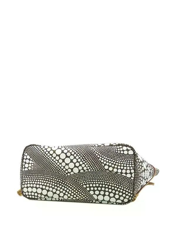 LOUIS VUITTON Yayoi Kusama Monogram Neverfull Mm Tote Bag
