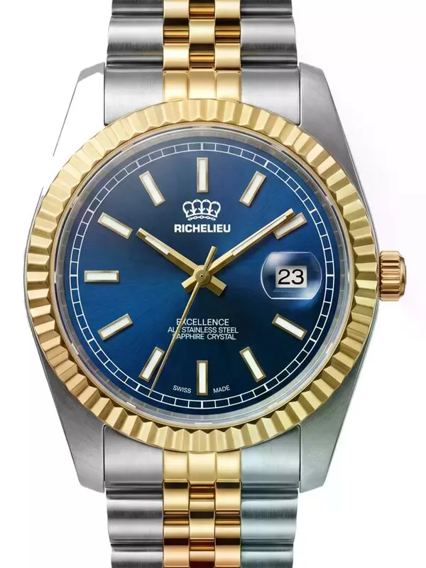 RICHELIEU SWISS 41mm Watch With Dial And Date Window