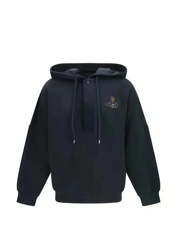 VIVIENNE WESTWOOD Batwing Embroidered-logo Hoodie