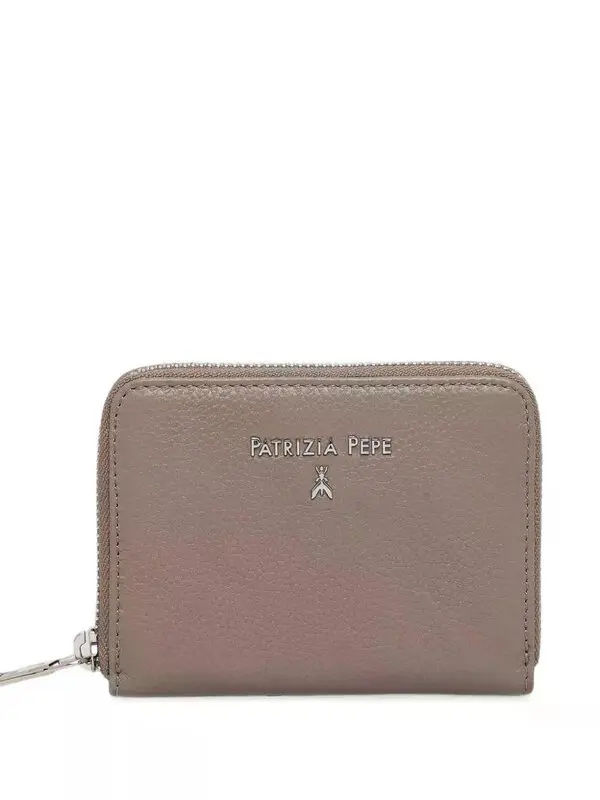 Patrizia Pepe Logo-plaque Zip-around Wallet - Neutrals