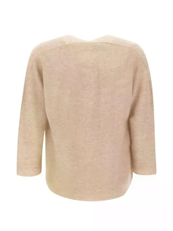 Hemisphere V-neck Cashmere Sweater