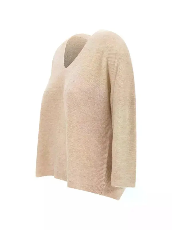 Hemisphere V-neck Cashmere Sweater