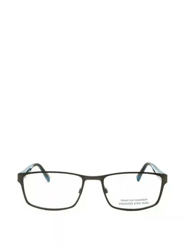 Tommy Hilfiger Rectangle Frame Eyeglasses - Grey