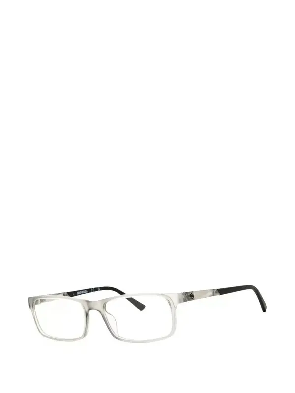 HARLEY-DAVIDSON Rectangle Frame Eyeglasses With Logo Plaque