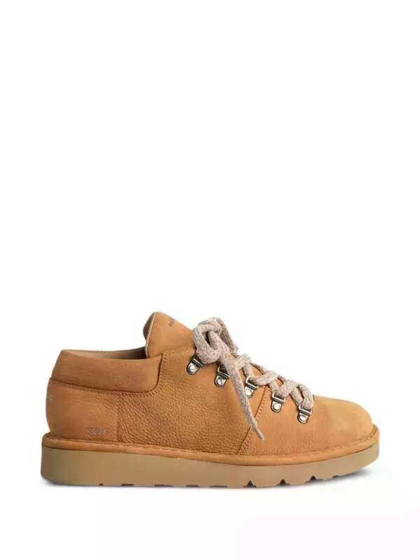 PANCHIC Nubuck Leather Lace Up Sneakers