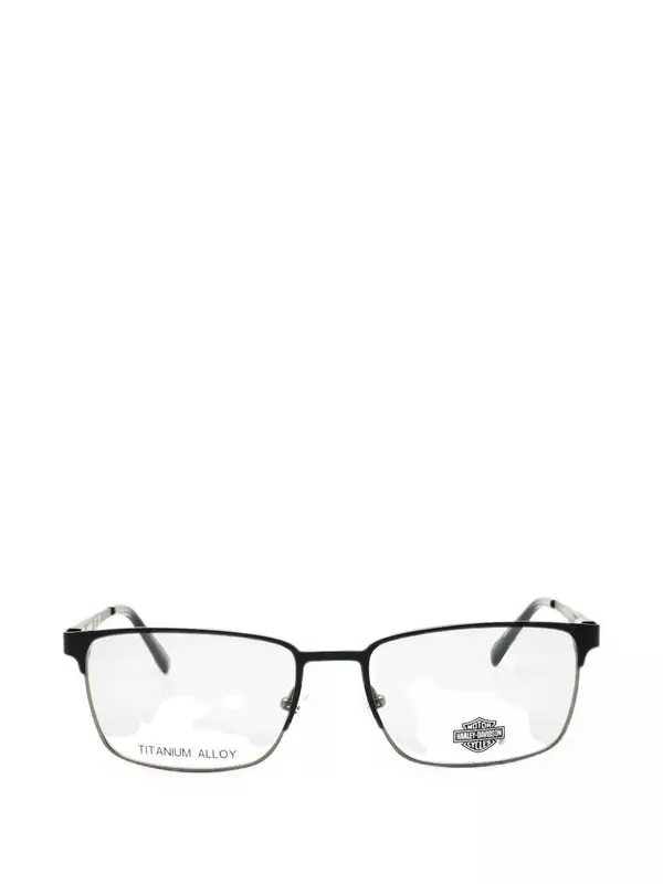 HARLEY-DAVIDSON Rectangle-frame Titanium Glasses