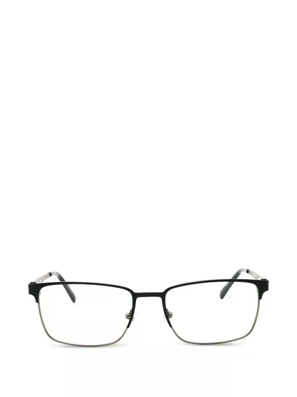 HARLEY-DAVIDSON Rectangle Frame Titanium Eyeglasses - Black