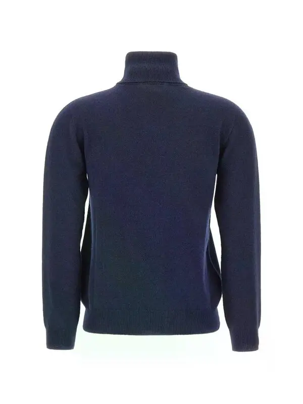 KANGRA Turtleneck Sweater - Blue