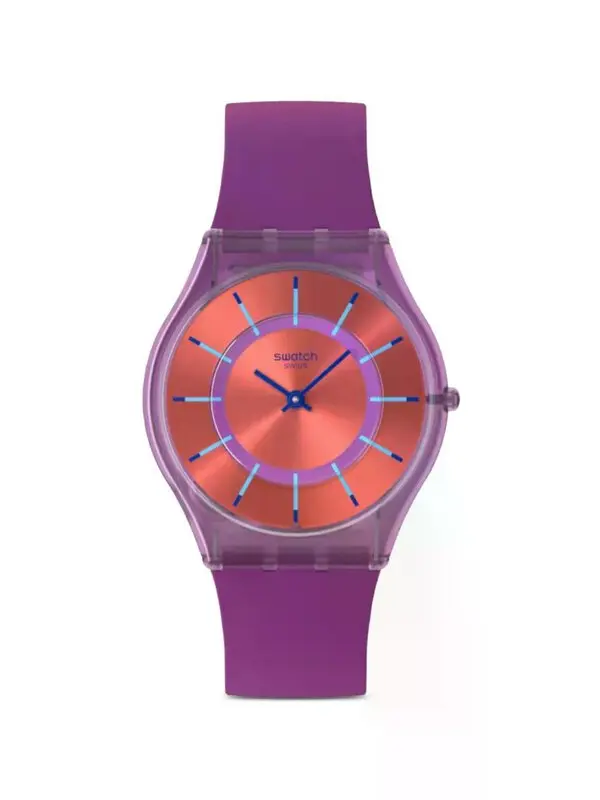 SWATCH Essentials 34mm Watch With Sunray Dial