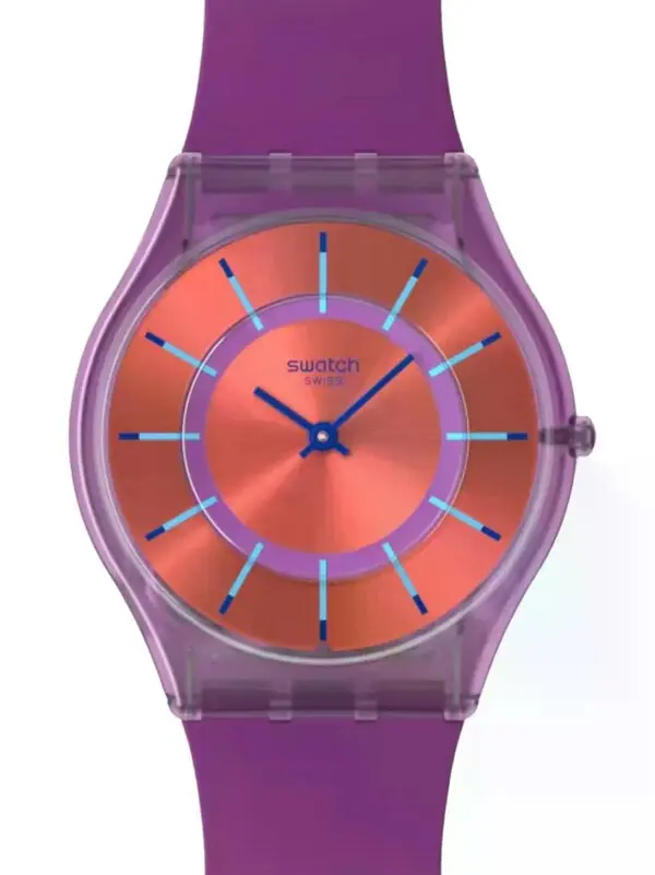 SWATCH Essentials 34mm Watch With Sunray Dial