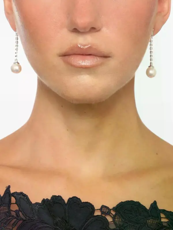 SELF-PORTRAIT Crystal-embellished Earrings