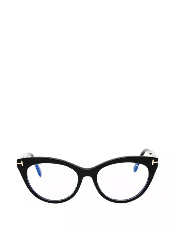 TOM FORD Cat Eye Acetate Glasses - Black