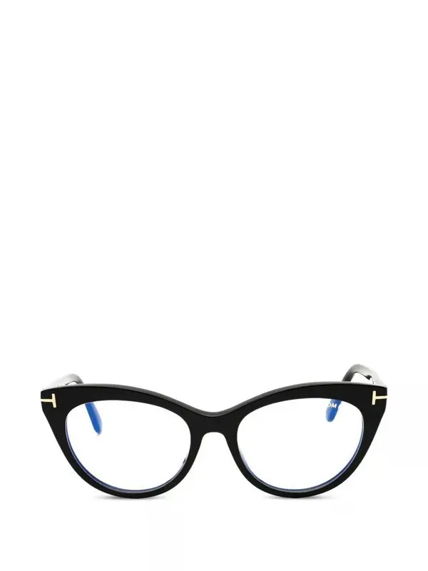 TOM FORD Cat Eye Acetate Glasses - Black