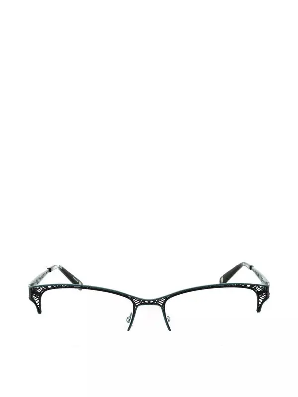 LIZ CLAIBORNE Rectangle Frame Eyeglasses - Black