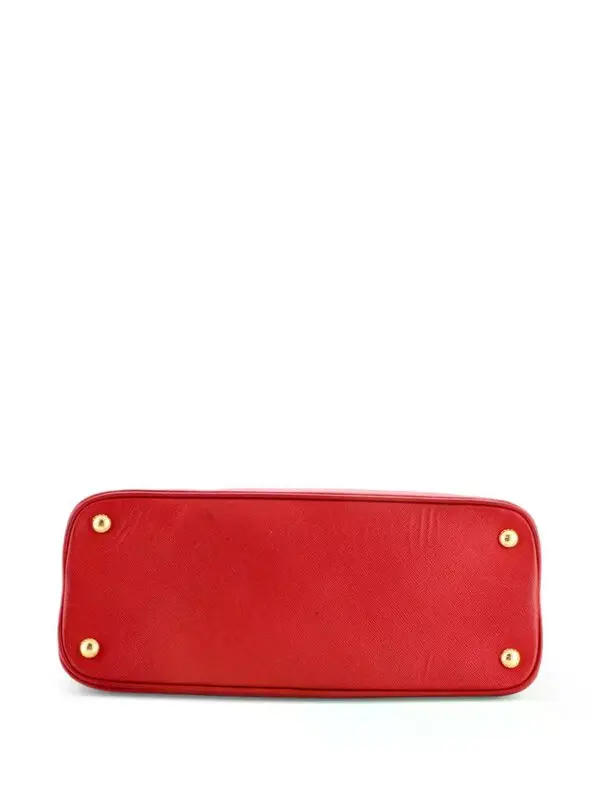 Prada Saffiano Leather Medium Satchel - Red