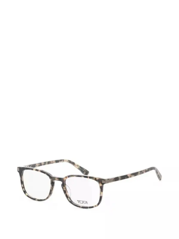 Tumi Tortoiseshell-effect Square-frame Glasses