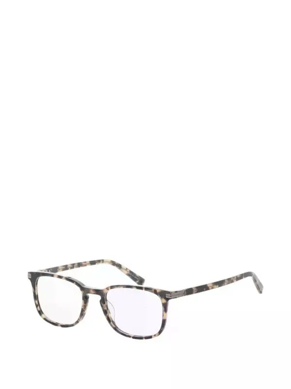 Tumi Tortoiseshell-effect Square-frame Eyeglasses