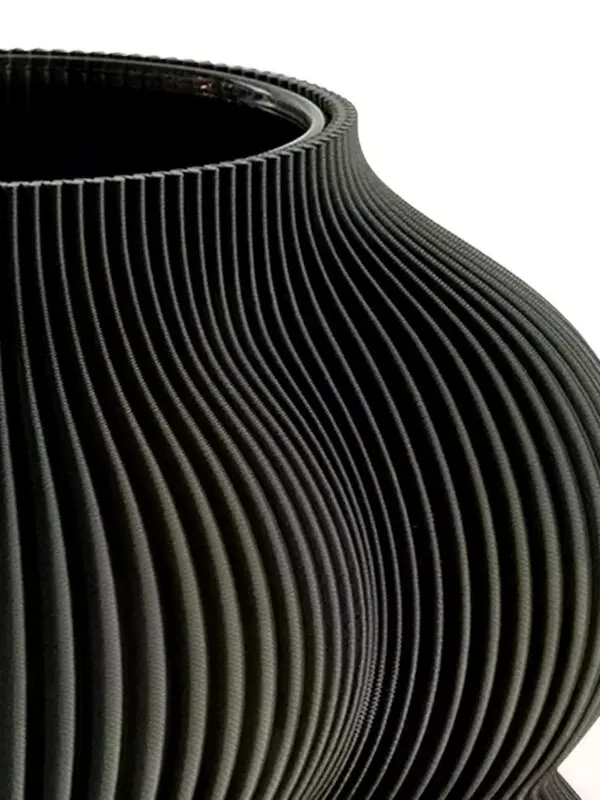 SHEYN Little Peach Ribbed Vase