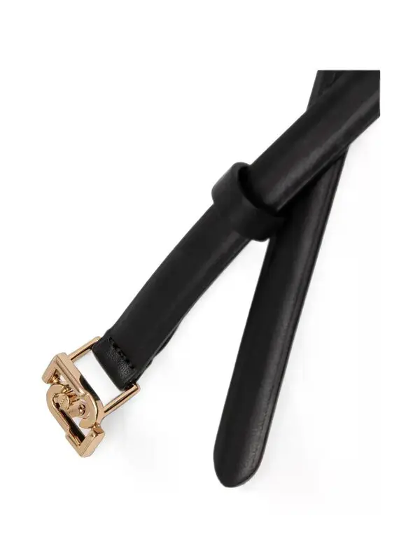 Liu Jo Logo-buckle Belt - Black