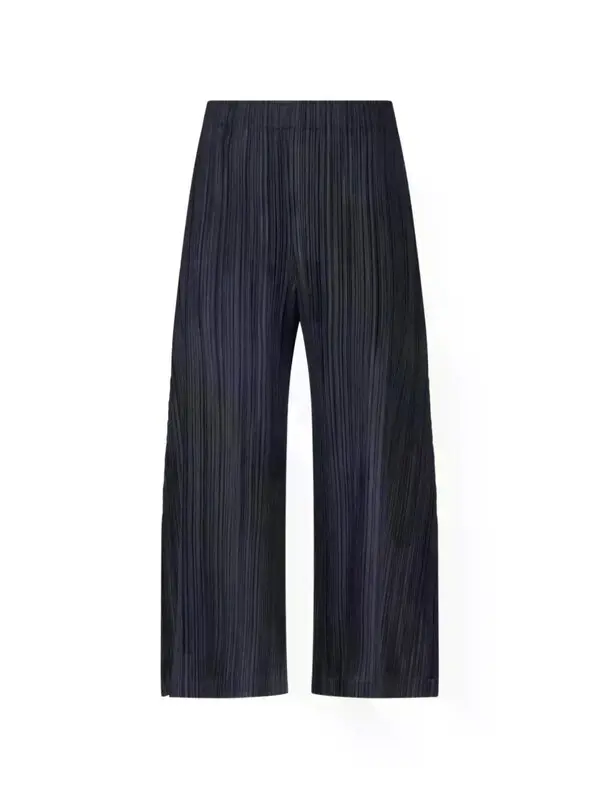 Issey Miyake Pleated Trousers - Blue