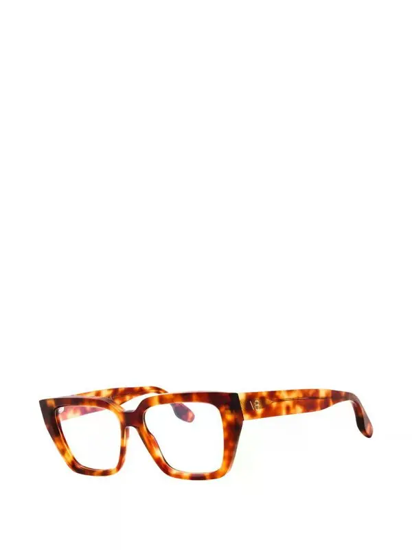 Victoria Beckham Tortoiseshell-effect Rectangle Eyeglasses