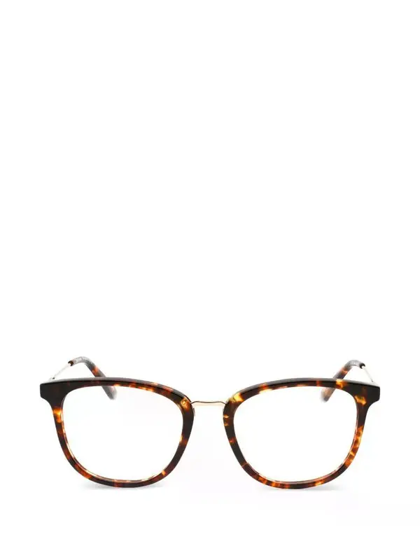 Juicy Couture Tortoiseshell-effect Round Frame Eyeglasses - Brown