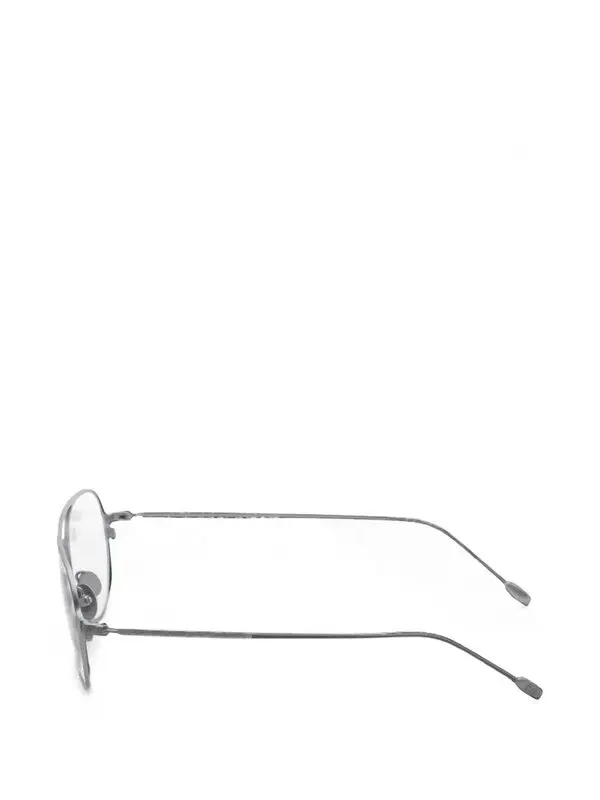 John Varvatos Double-bridge Pilot-frame Eyeglasses - Grey