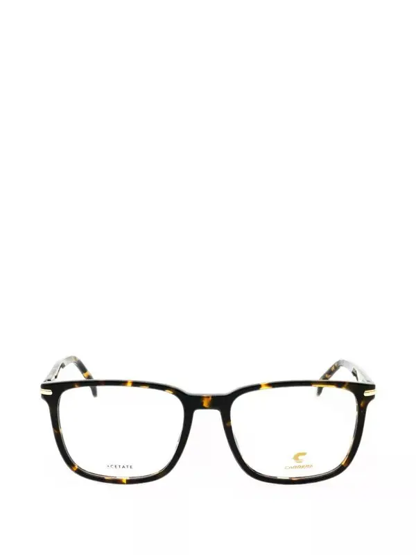 Carrera Eyewear Tortoiseshell-effect Rectangle-frame Glasses
