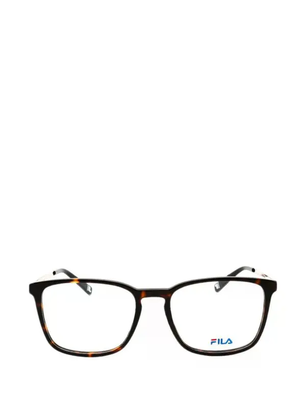FILA 360 Flex Tortoiseshell-effect Rectangle-frame Glasses - Brown