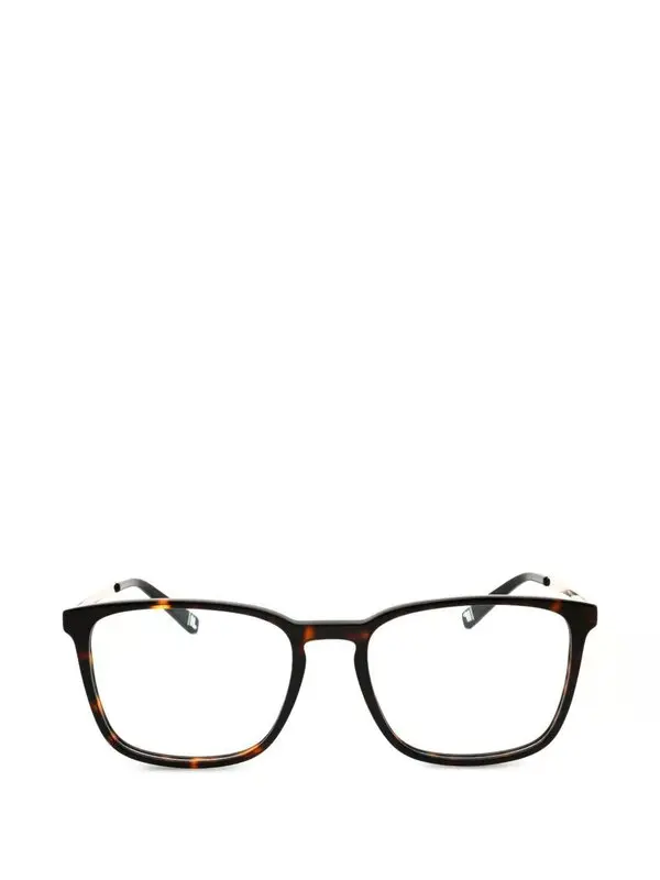 FILA 360 Flex Tortoiseshell-effect Rectangle Eyeglasses - Brown