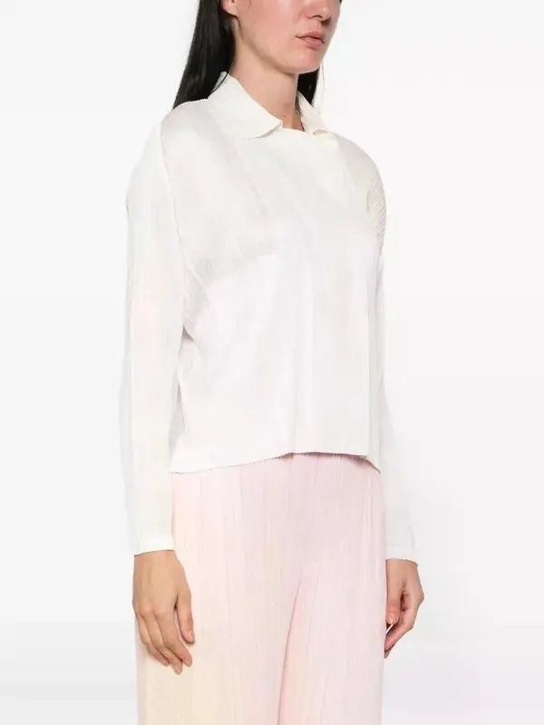 Issey Miyake Plissé-effect Notched-lapel Jacket