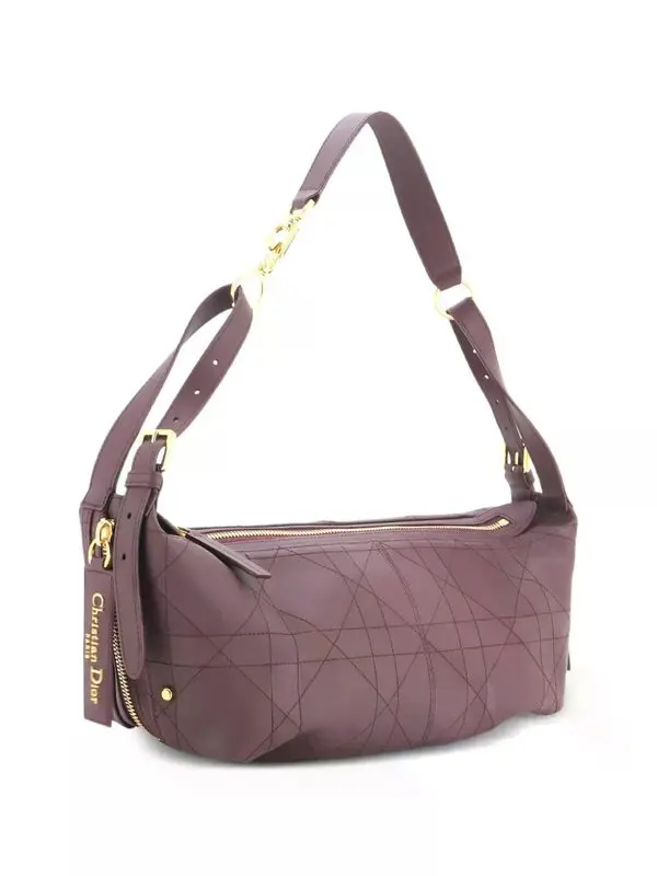 Dior D-journey Macro-cannage Quilt Calfskin Shoulder Bag