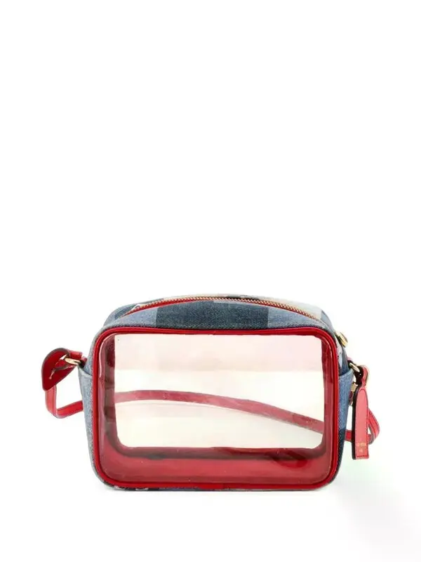 LOUIS VUITTON Patchwork Denim Shoulder Bag