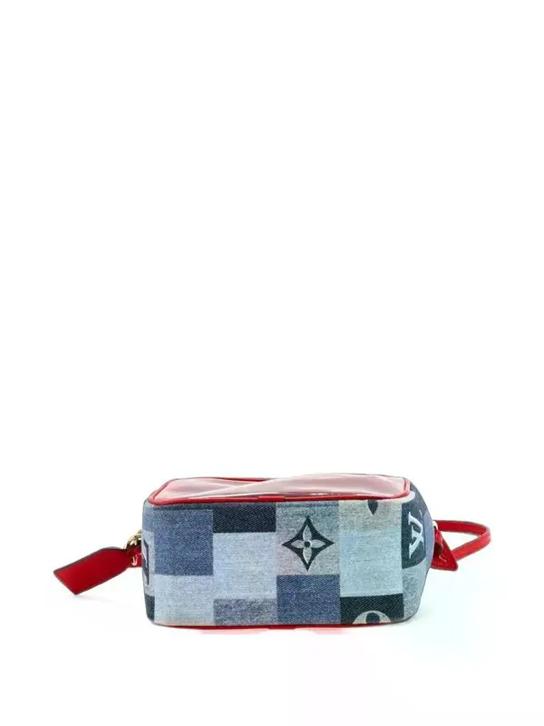 LOUIS VUITTON Patchwork Denim Shoulder Bag