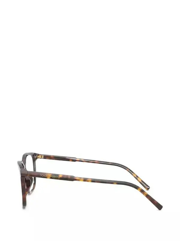 Dolce & Gabbana Tortoiseshell-effect Square-frame Glasses