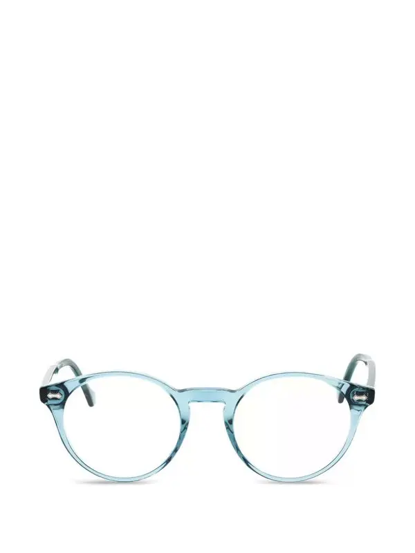 Gucci Round Frame Glasses - Blue