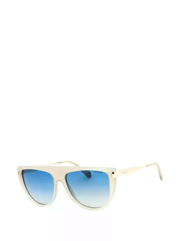 POLAROID Pilot Frame Sunglasses With Gradient Lenses - Neutrals