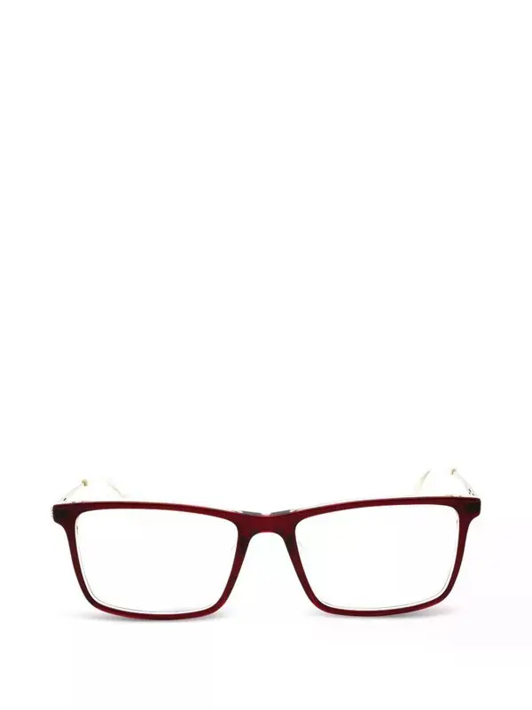 POLICE Rectangle Frame Eyeglasses - Red