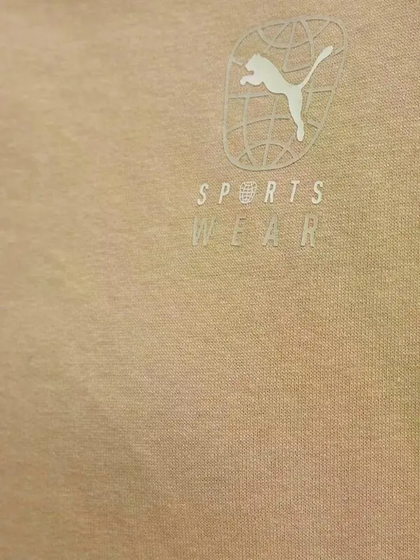 PUMA Logo Print Drop Shoulder Sweater