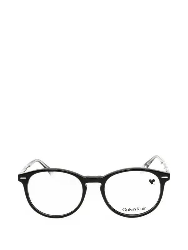 Calvin Klein Round-frame Glasses - Black