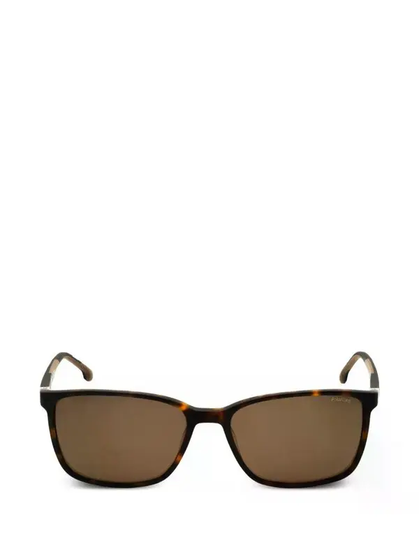 CHESTERFIELD Rectangle Frame Sunglasses With Tortoiseshell Effect - Brown