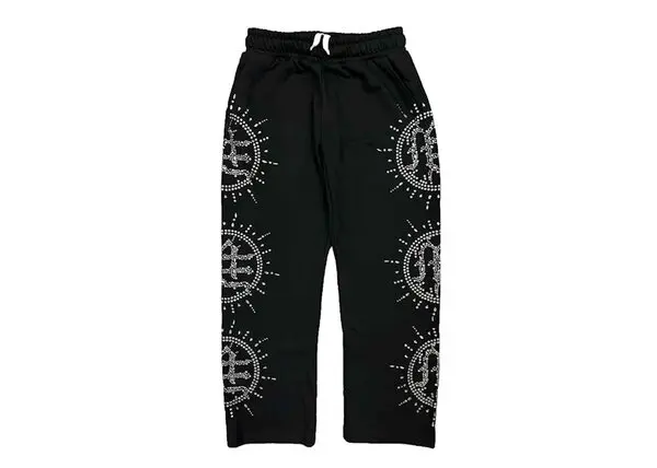 Mixed Emotion Eclipse Rhinestone Sweatpants