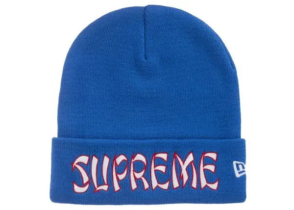 Supreme New Era Action Beanie - Blue